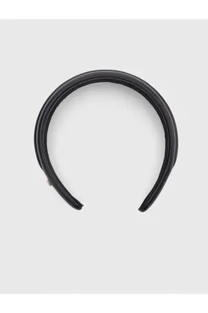 Maje Leather Headband - Black