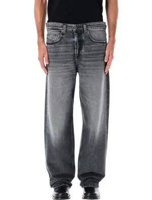 DIESEL 2001 D-macro Relaxed Wide-leg Jeans