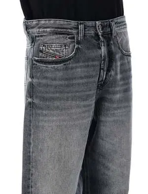 DIESEL 2001 D-macro Relaxed Wide-leg Jeans