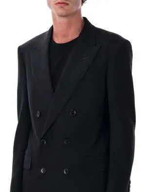 TOM FORD Double-breasted Twill Wool Jacket