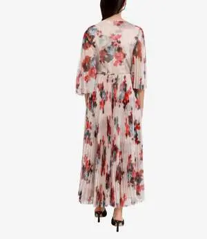 PHILOSOPHY BY LORENZO SERAFINI Floral Print Tulle Dress