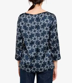 PENNY BLACK Printed Satin Shirt