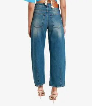 MSGM Denim Wide Leg Jeans