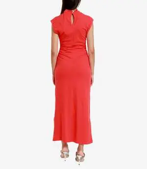 MSGM Draped Midi Dress