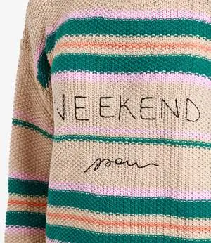 Max Mara Cotton Striped Sweater