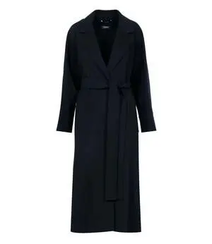 Max Mara S Wool Midi Robe Coat