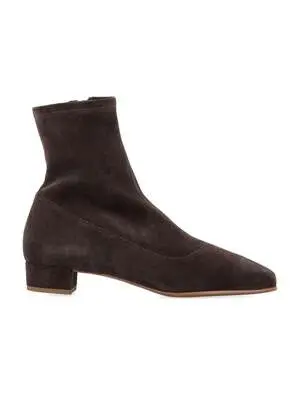 Women's Suede Flat Booties