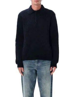 SUNFLOWER Mohair Blend Polo Sweater