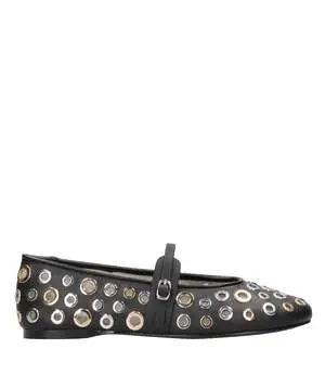 Steve Madden Studded Ballerinas - Black