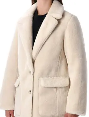 URBANCODE Faux Fur Reversible Tailored Coat
