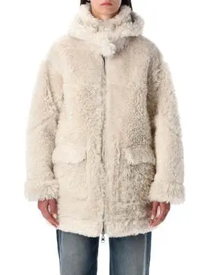 URBANCODE Reversible Faux Fur Hooded Coat