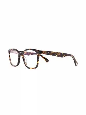 PETER AND MAY Tortoiseshell Square Frame Glasses