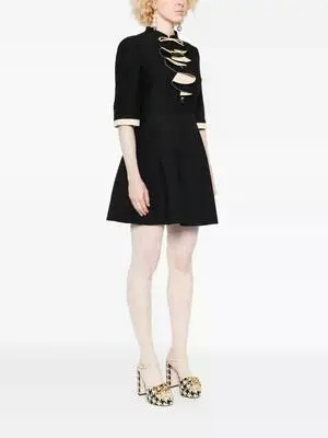 Valentino Garavani Bow-detailed Ruffled Mini Dress