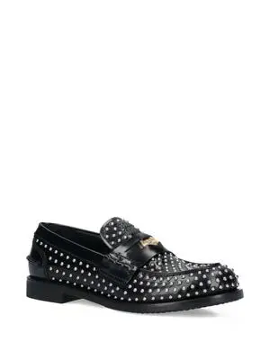 Miu Miu Studded Penny Loafers