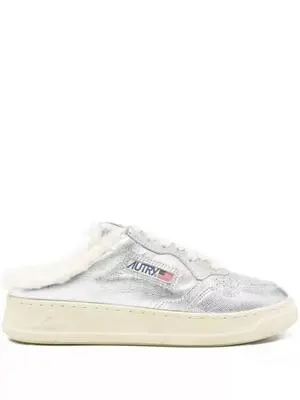 AUTRY Medalist Metallic Sneakers - Silver