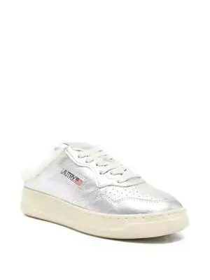 AUTRY Medalist Metallic Sneakers - Silver
