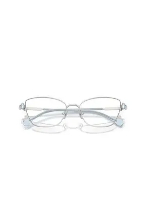 SWAROVSKI 55mm Rectangle Optical Glasses - Silver