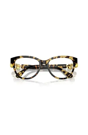 SWAROVSKI 54mm Round Eyeglasses - Tortoise