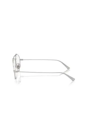 FERRARI 58mm Irregular Optical Glasses - Silver