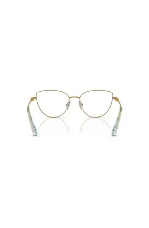 SWAROVSKI 53mm Cat Eye Optical Glasses - Gold