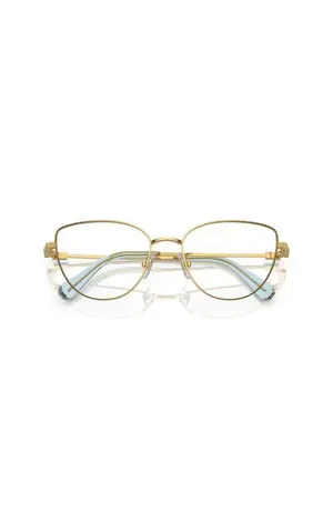 SWAROVSKI 53mm Cat Eye Optical Glasses - Gold