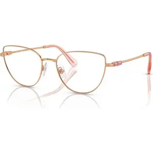 SWAROVSKI 53mm Cat Eye Optical Glasses - Pink
