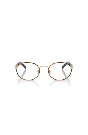 Prada 52mm Oval Optical Glasses