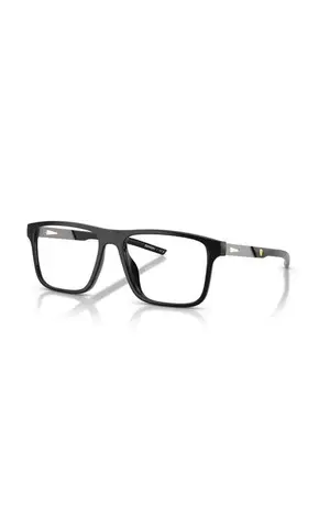 SCUDERIA FERRARI 55mm Rectangle Eyeglasses - Black