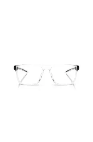 SCUDERIA FERRARI 55mm Rectangle Eyeglasses - Transparent