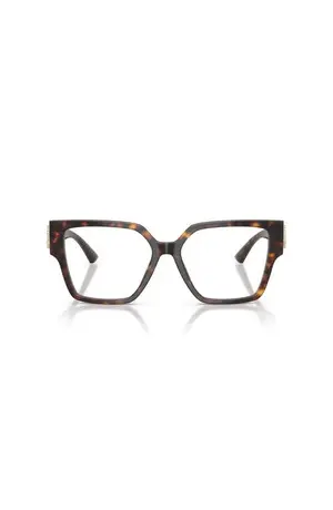 JIMMY CHOO 55mm Square Optical Glasses - Tortoise