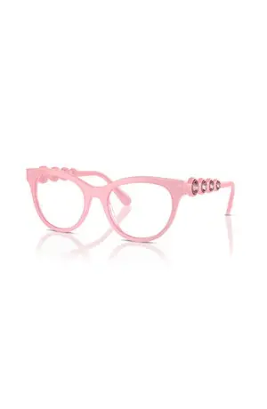 SWAROVSKI 52mm Round Eyeglasses - Pink