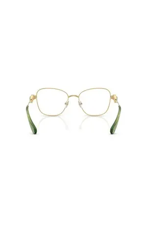 SWAROVSKI 52mm Irregular Eyeglasses - Gold