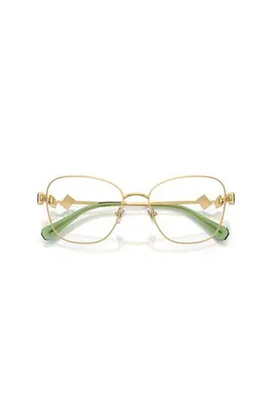 SWAROVSKI 52mm Irregular Eyeglasses - Gold