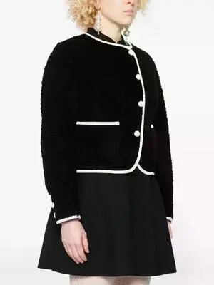 MALINA Buttoned Cropped Jacket