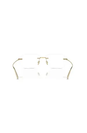 FERRARI Titanium Rimless Eyeglasses - Gold
