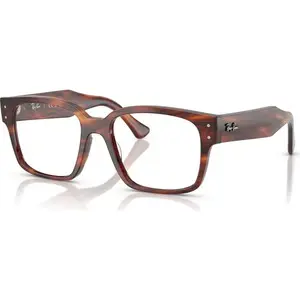 Ray-ban 51mm Square Eyeglasses - Brown
