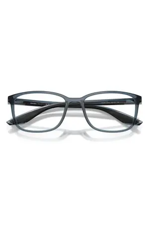 Prada 55mm Rectangle Eyeglasses