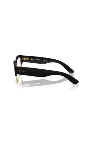 Ray-ban 52mm Square Optical Glasses - Gold