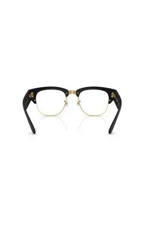 Ray-ban 52mm Square Optical Glasses - Gold