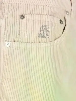 Brunello Cucinelli Corduroy Five-pocket Trousers - Neutrals