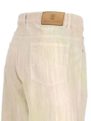 Brunello Cucinelli Corduroy Five-pocket Trousers - Neutrals