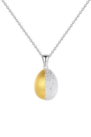 CLASSICHARMS Frosted Pendant Necklace - Gold