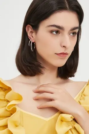 CLASSICHARMS Gaia Celestial Sunburst Mini Hoop Earrings - Gold