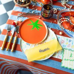 JOLLITY & CO Le Dinner Tomato Dessert Plates
