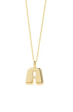 ANA LUISA Letter Pendant Necklace - E