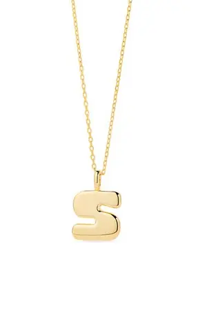 ANA LUISA Letter Pendant Necklace - E