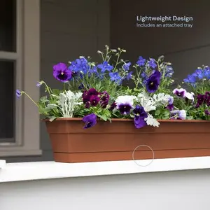 BLOEM 24 Inch Dura Cotta Window Box Planter