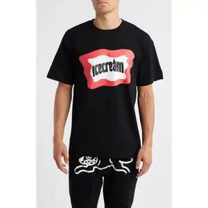 ICECREAM Games Graphic T-shirt - Black
