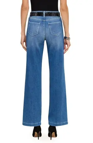 L'Agence Scottie High-waist Wide-leg Jeans - Sullivan