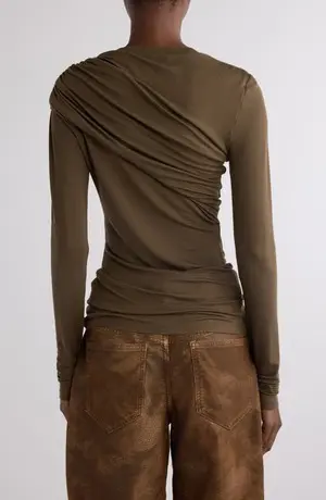 Isabel Marant Dressi Draped Jersey Top